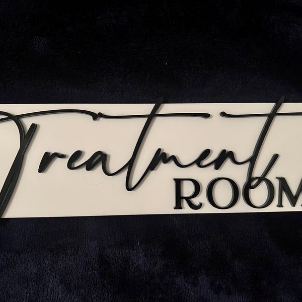 Custom 3D Acrylic Sign, Beauty Salon Door Sign, 3d Salon Door Plaque ...