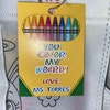 Editable You Color My World Gift Tag Printable Crayon Favor - Etsy