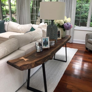 Steel End Table Legs/Night Stand Legs/Wide Base Trapezoid/Set | Etsy