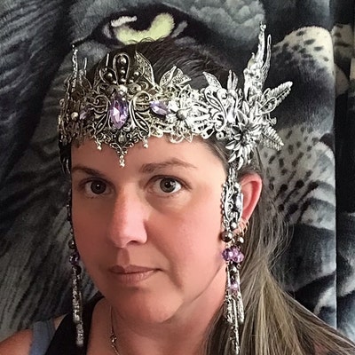 Mermaid Siren Belly Dance Tribal Fusion Elven Tiara Headpiece Crown ...
