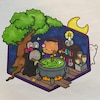 Halloween Coloring Pages, 40 Cute, Cozy, Spooky Vibes Illustrations ...