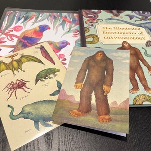 The Natural History of Cryptid Creatures Picture Book - Etsy