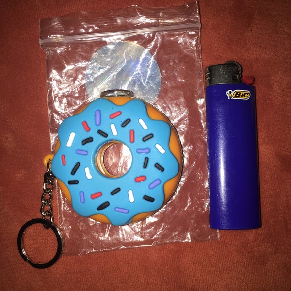 Colorful Swirl Silicone Pipe With Lid *pink & Purple Swirls* ONE EACH ...