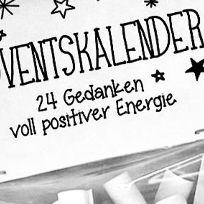24 Positive Gedanken Adventskalender