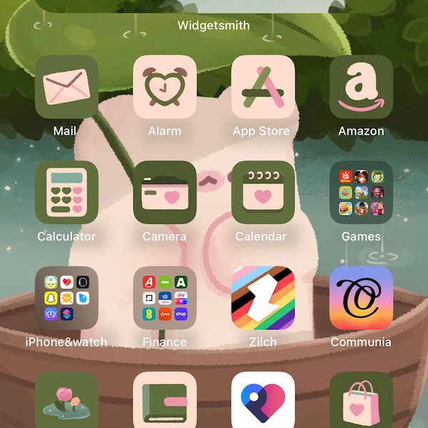 Mellow Rain Ios / Ipados / Android Theme - Etsy