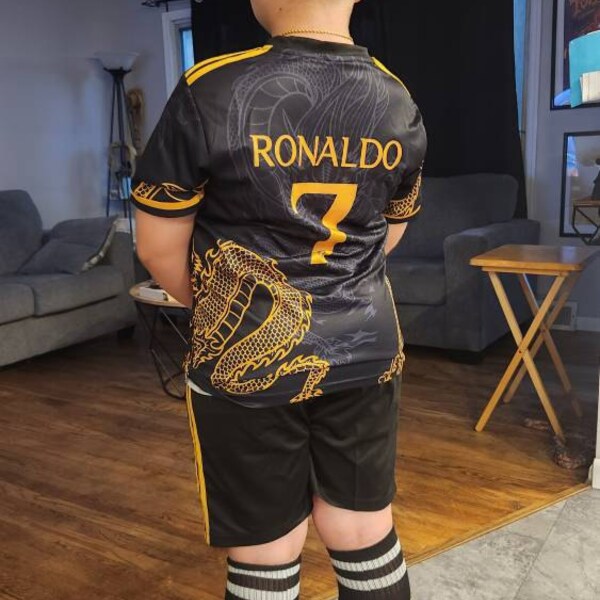 France 2024 Home Kylian Mbappe 10 Kids Soccer Uniform Jersey Shors ...