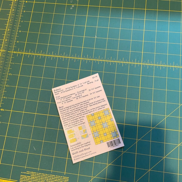 Stargazer Quilt Pattern, Villa Rosa Designs VRD012, Fat Quarter ...