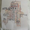 Atlanta Map Art, Atlanta Art Print, Atlanta Neighborhood Art Print ...