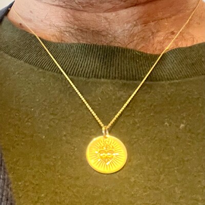 14K Solid Gold Olive Branch Necklace Gold Olive Tree Pendant - Etsy