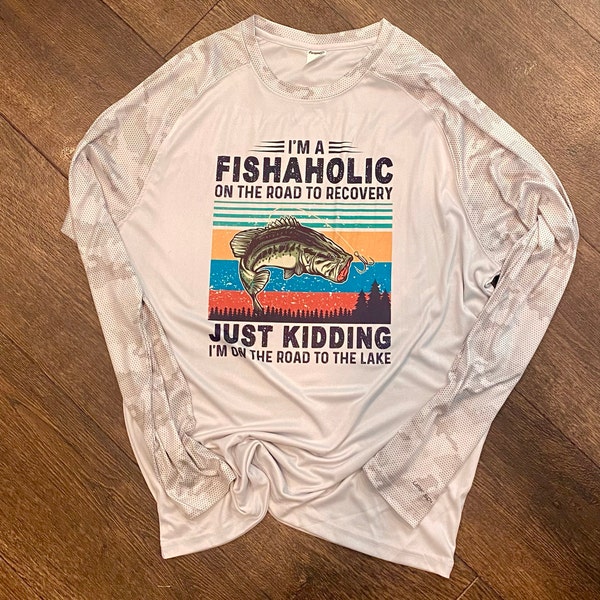 I'm a Fishaholic on the Road to Recovery PNG, Retro PNG, File for ...