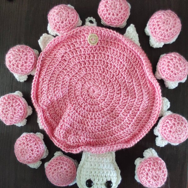 The Original Turtle Memory Game Pattern English Pdf Original Stitched By Kal Pattern Etsy 