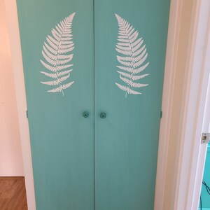 Fern Wall Decal, Large Leaf Decals, Vinyl Wall Decal Leaves, Jungle ...