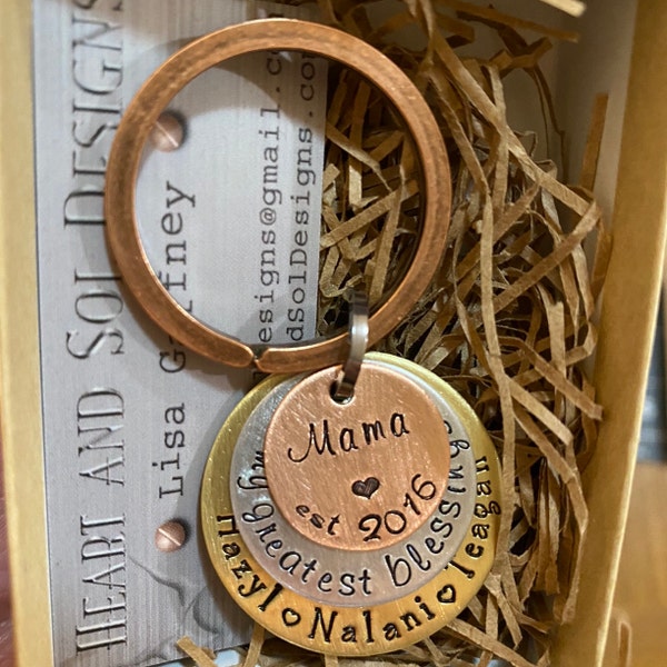 Personalized Key Chain Mommy Keychain My Greatest Blessings Call Me Mom ...