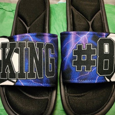 Custom Baseball Slides Flip Flops Sandals Custom Baseball Sandals ...