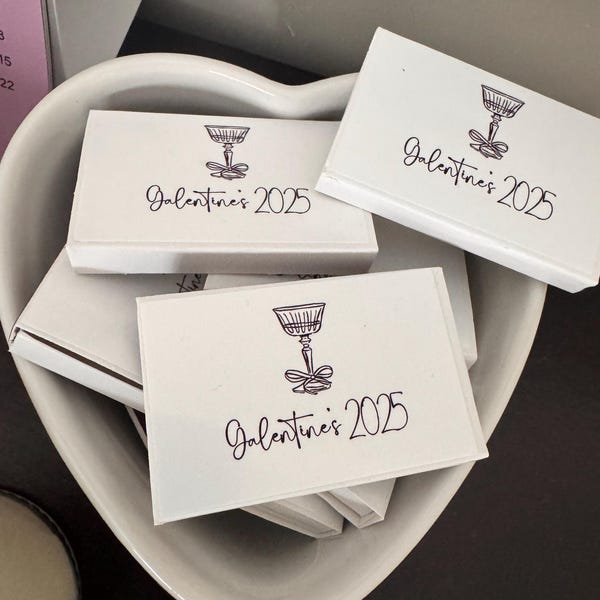 Custom Matchbox for Birthday/a Tini Bit Older Martini Match Boxes ...