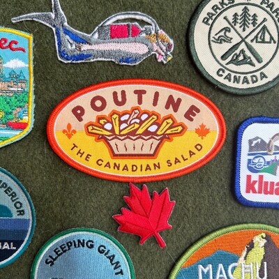 No Sense of Direction Club Funny Iron on Patch Woven Glue Backed Camping Patches Backpack ...