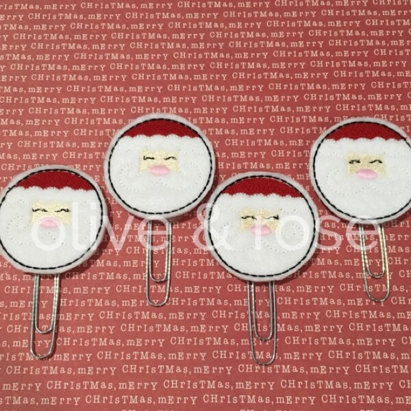 Santa 1 Felt Feltie Embroidery Design - Etsy