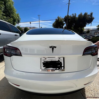3PCS Matte Black Tesla Logo ABS Plastic Stick on Cap for Tesla - Etsy