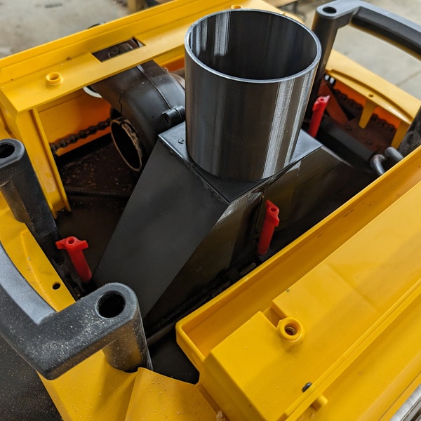 4" to 2-1/4" Shop Vacuum Adapter - Compatible With Dewalt DW735 Planer ...