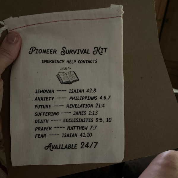 JW Gift Bags - Pioneer School - Pioneer Survival Kit - Pioneer Gifts ...