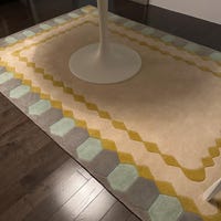 Hand Tufted Rug Hand Tuft Tufted Wool Silk Anthea Floral Designer ...