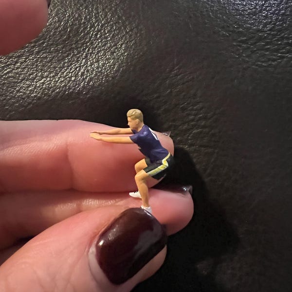 Exercising / Warming up Miniature Human Figures. 1:64 Scale - Etsy