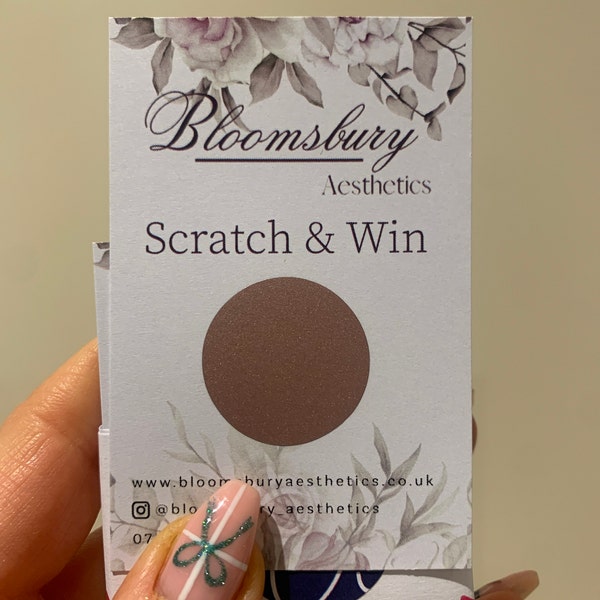 Christmas Scratch Cards, Custom Scratch Cards, Scratch & Win, Business ...