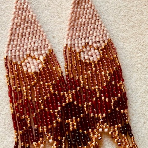 Mermaid Tail Bead Earring Pattern, Seed Bead Pattern for Mermaid ...