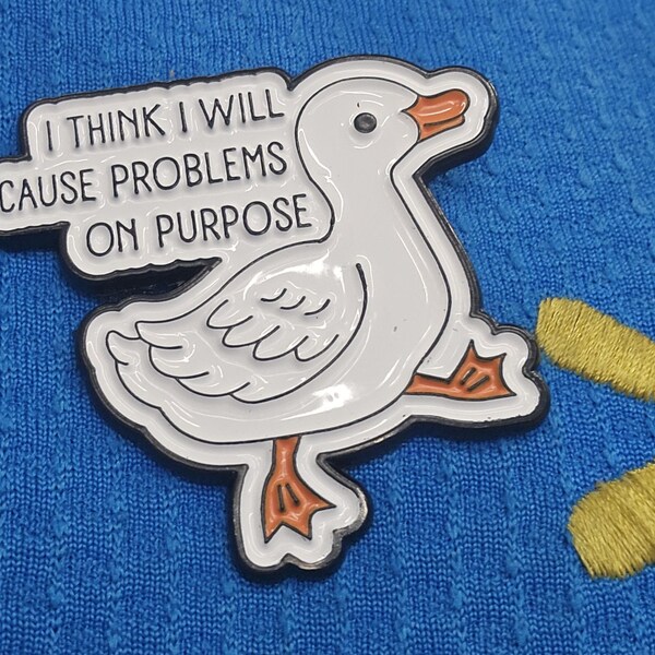 Cute Duck Enamel Pins - Funny Lapel Badges for Backpacks & Costume ...