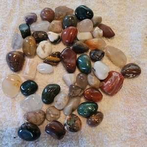 Assorted Mix Tumbled Stones: SMALL, MEDIUM or LARGE Sizes Wholesale ...