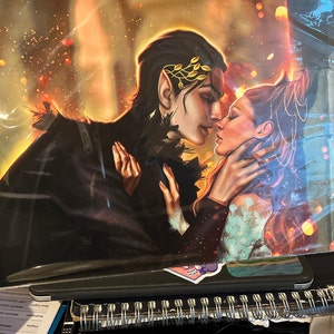 Art Print Feyre, Rhysand & Nyx by Bxromance - Etsy