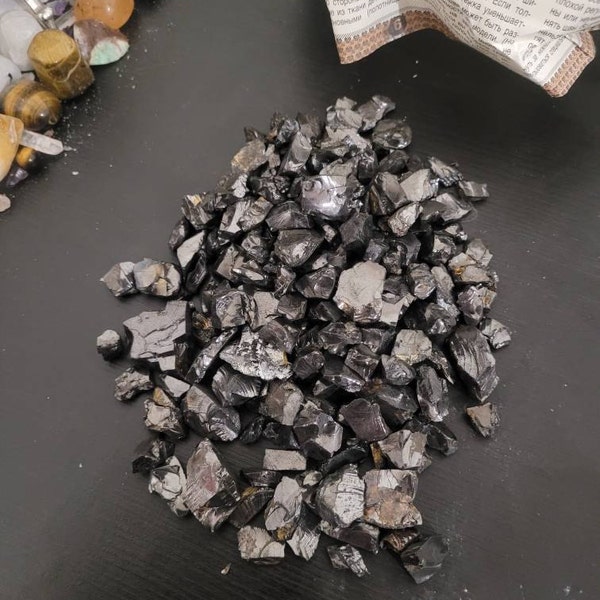 Rare GAGATE Sphere 2.56 Inch Jet Black Healing Stone Ball Specimen With ...