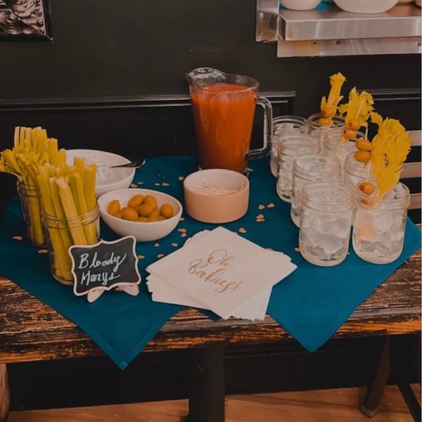 Oh Babies Napkins - Gold Foil | Set of 16 Luncheon Sized Baby Shower ...