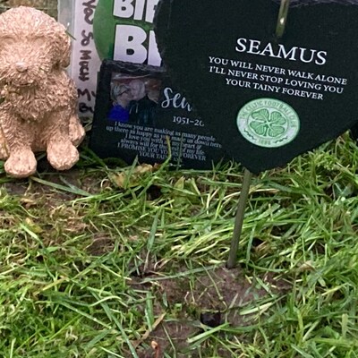 Bee Grave Stick Marker Slate Memorial Ornament Plaque Memory Special ...