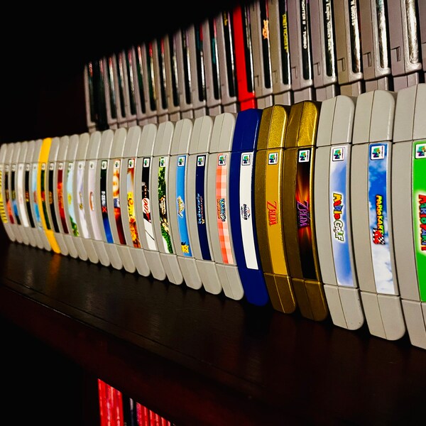 N64 "half Width" End Labels - Entire US Library + Variants + Player's ...
