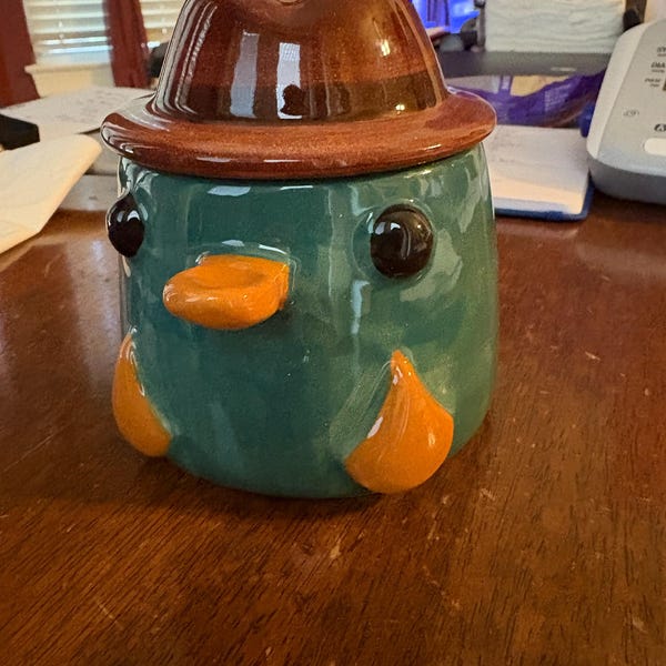 Perry the Platypus Handmade Ceramic Mug With Handle - Etsy