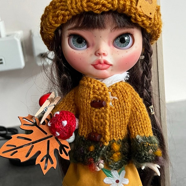 Blythe, Custom Blythe Doll, Art Doll, Ooak Doll, Blythe Custom, Blythe ...
