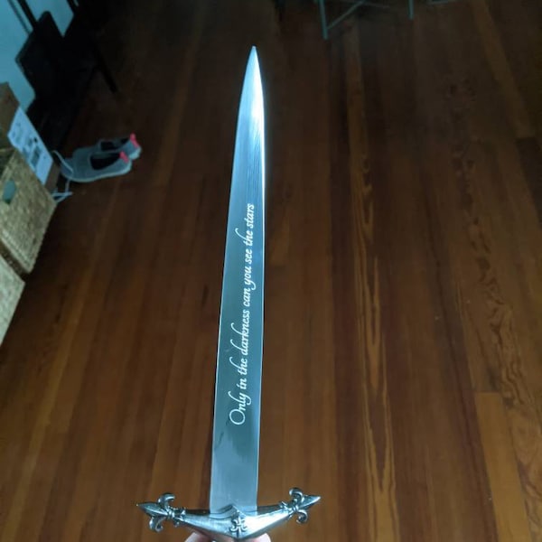 Personalized Fleur-de-lys Dagger With Free Engraving - Etsy