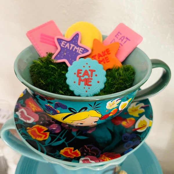 MINI Alice in Wonderland Set of 5 3D Printed Cookies - Etsy