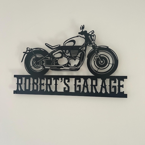 Customizable Chopper Star Sign Personalized Motorbike Named Motorcycle ...