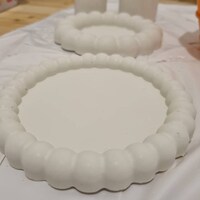 Round Square Pen Holder Plaster Container Concrete Flowerpot Silicone ...