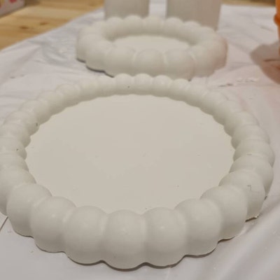 Large Round Candle Vessel Silicone Mold Concrete Sphere Flowerpot Mold ...