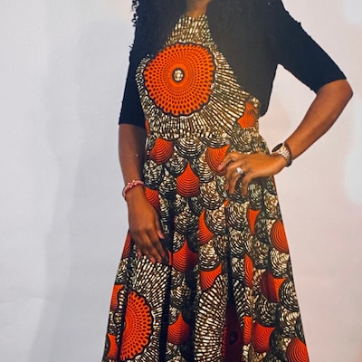 African Wax Print Ankara High Low Skirt - Etsy