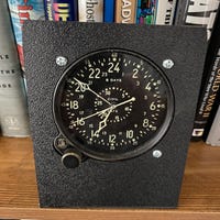 Aircraft Clock Stand,su Mig Clock CLOCK STAND for Vintage Military ...