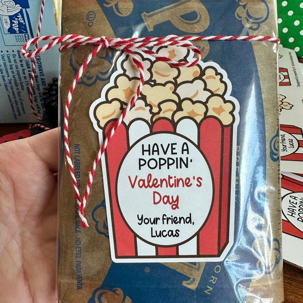 16 Classroom Gift Ideas, Classroom Gift Stickers, Popcorn Stickers ...