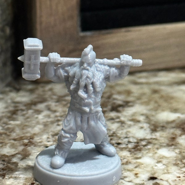 Dwarf Fighter Paladin | Dungeons and Dragons | 28mm,32mm,75mm Scales ...