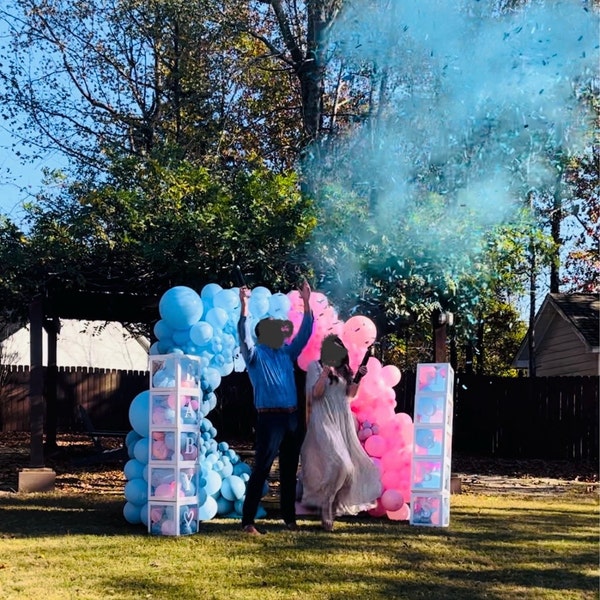 Gender Reveal Balloon - Confetti Balloon With Mini Balloons - Gender ...