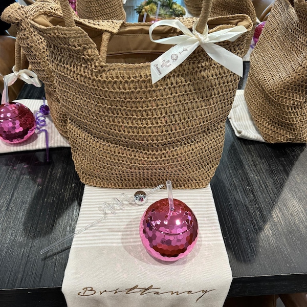 Desert Tote Name Tag - Bow Name Tote - Custom Name Tag Tote - Desert ...