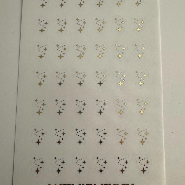 1/2 Inch Glossy White Star Stickers, 12mm Small Star Stickers ...