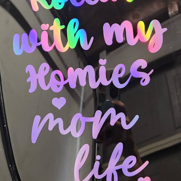 Gengar PKM Decal Car, Truck, Windshield, Laptop, Vinyl, Holographic, Decal, Accessories, Gifts ...